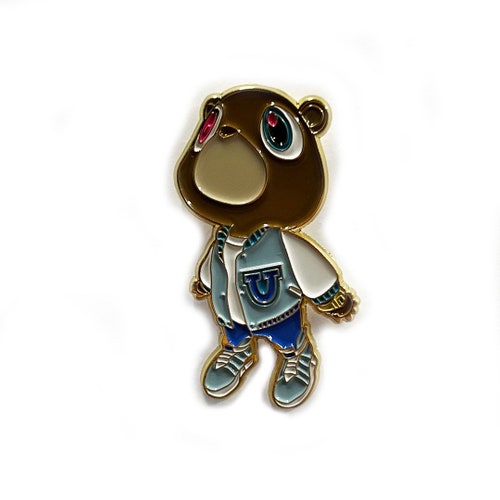 Kanye West Graduation Bear Enamel Pin - Etsy