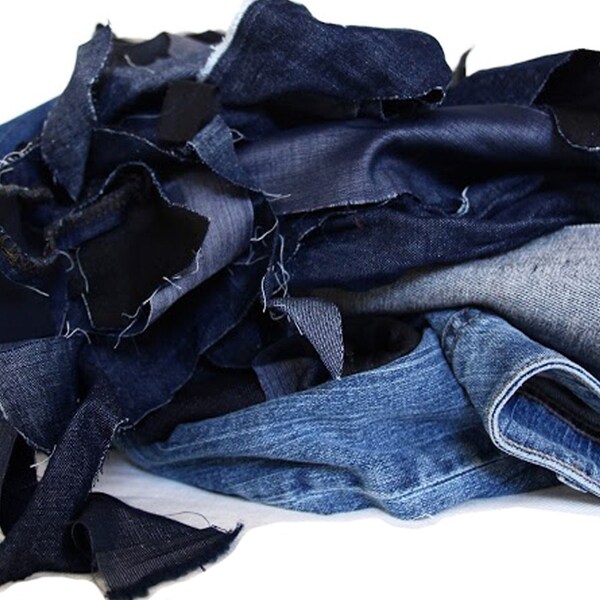 Denim Scraps - Etsy