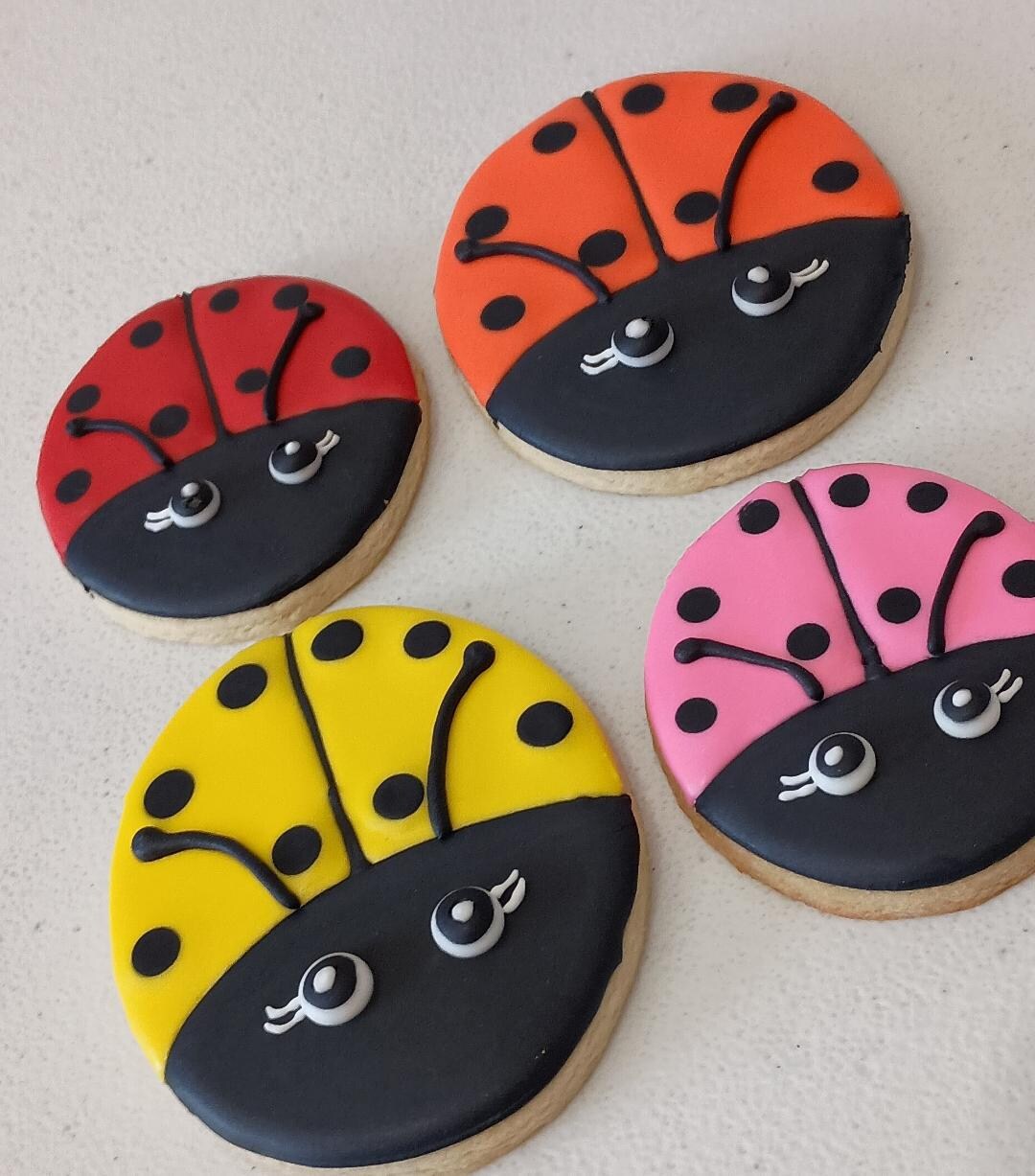 Lady Bug Cookies, Decorated Summer Cookies - Etsy