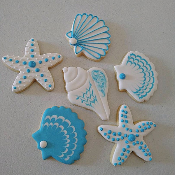 Starfish Cookies - Etsy