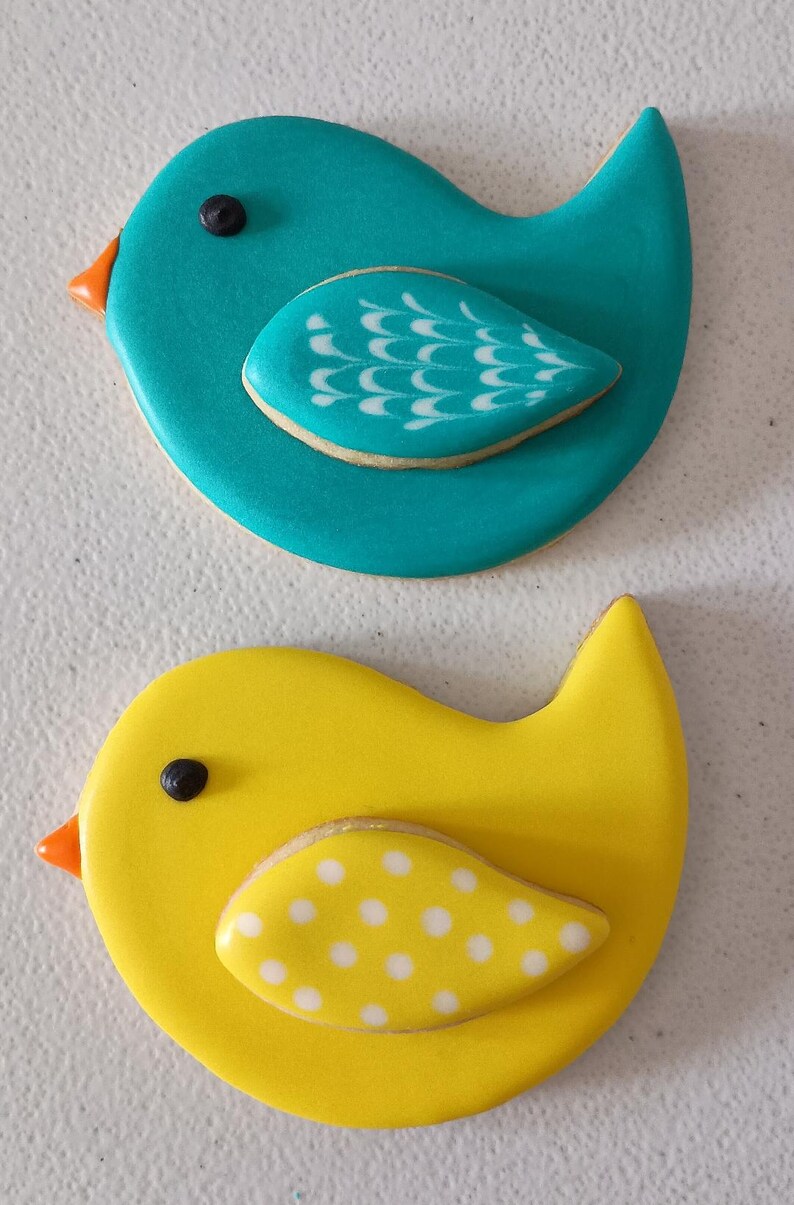 Spring Bird Cookies, Songbird, Tweety, 3D Sugar Cookies, Mother's Day ...