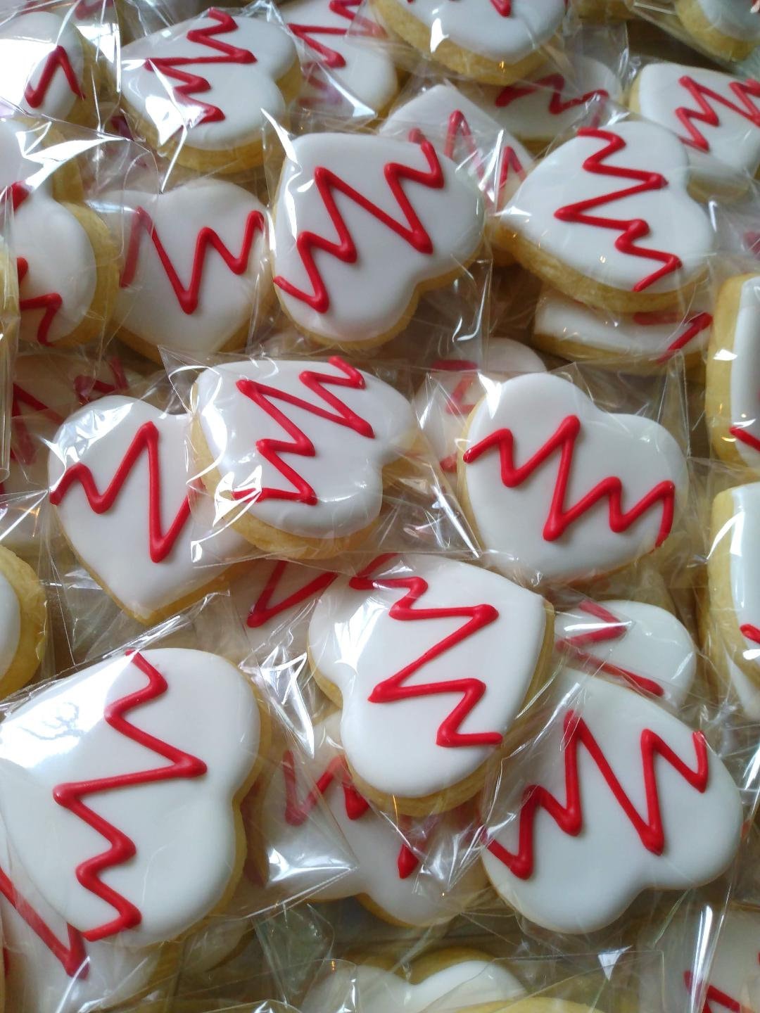 Mini Heartbeat Cookies, Nurse Theme, Doctor Theme, Hospital - Etsy