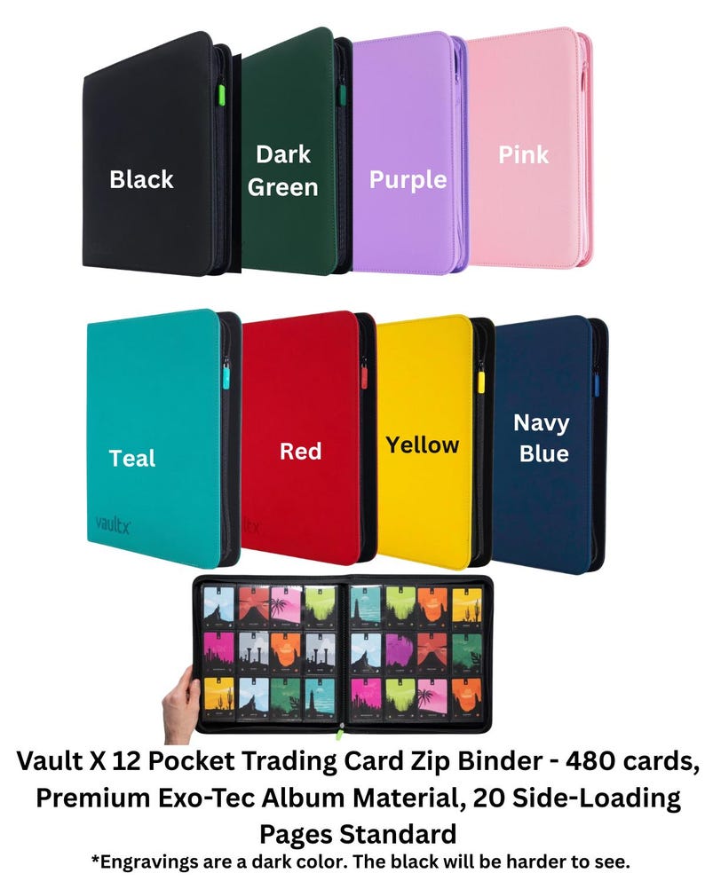 Eevee and Pikachu Pokémon TCG Binder – Custom Engraved | Holds Standard ...