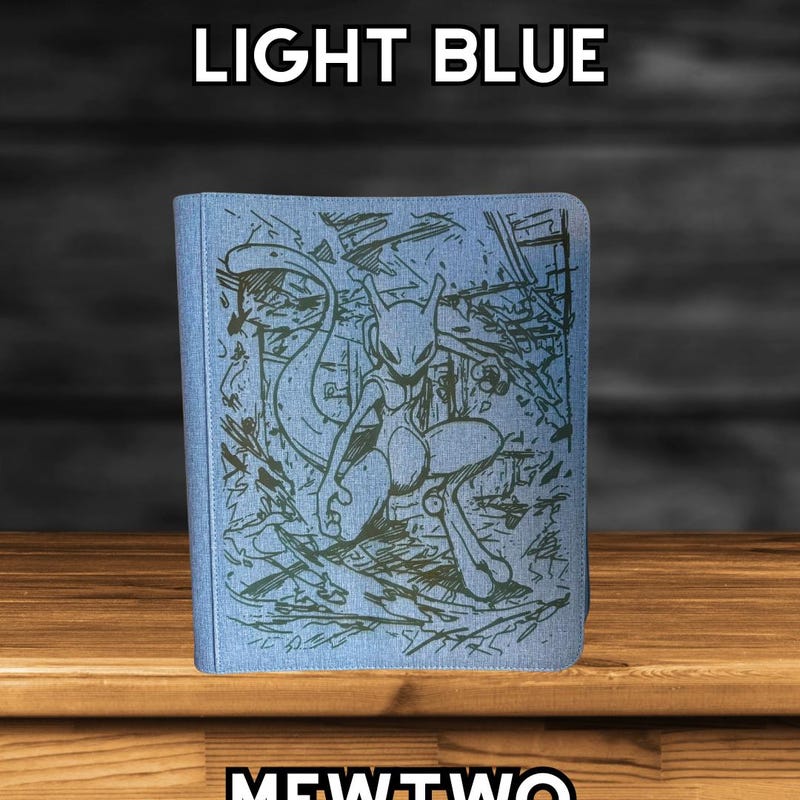 Mewtwo Custom Binder - Etsy UK