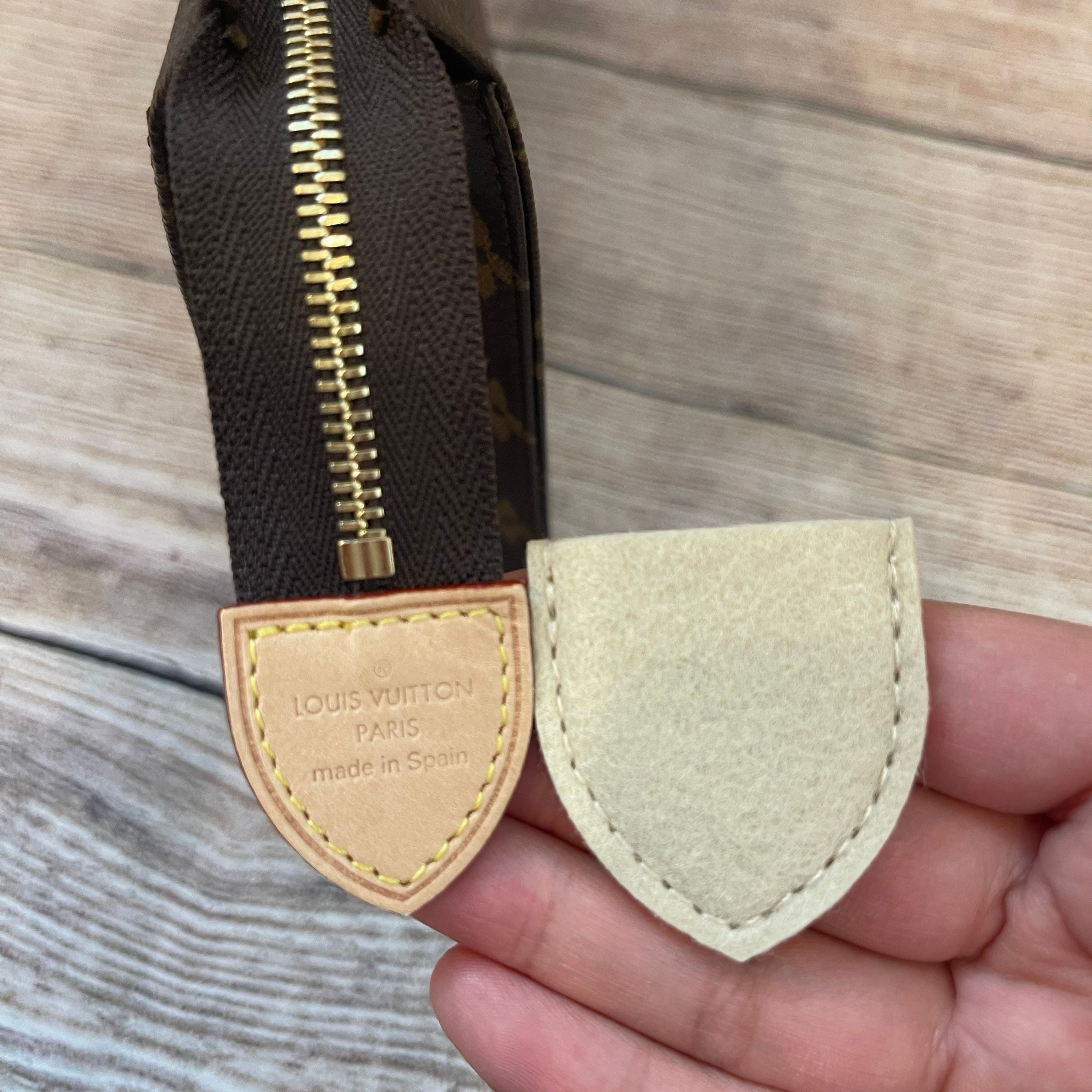 Toiletry Pouch 26 | 19 | 15 Leather Tab Protector | Zipper Tail (zipper ...