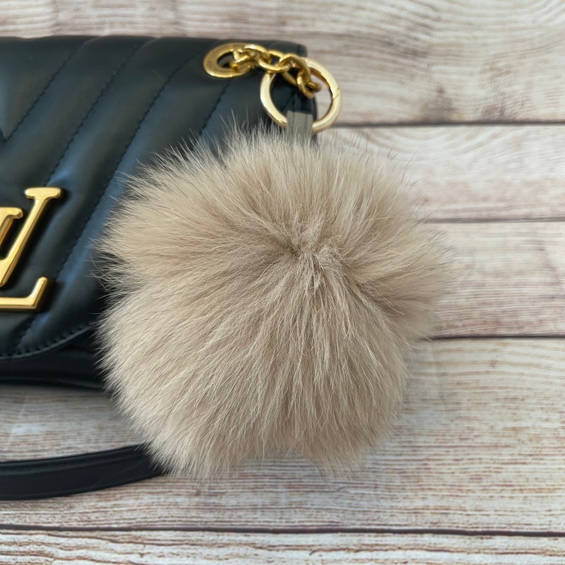 Pompom Keychain - Etsy