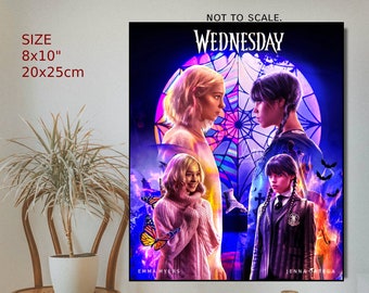 Wednesday and Enid Poster - Etsy