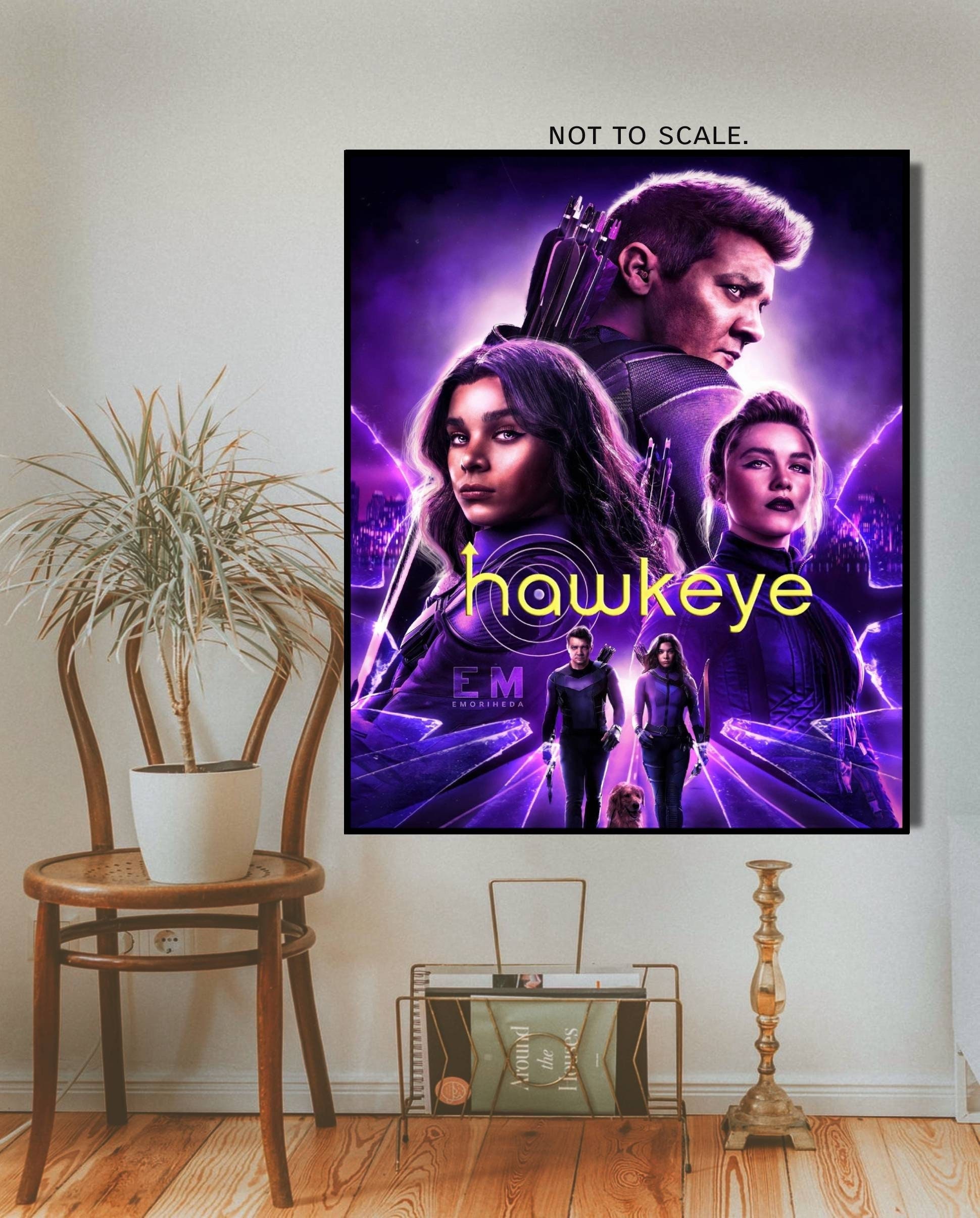 Hawkeye Kate Yelena & Clint Barton Fanart Poster - Etsy