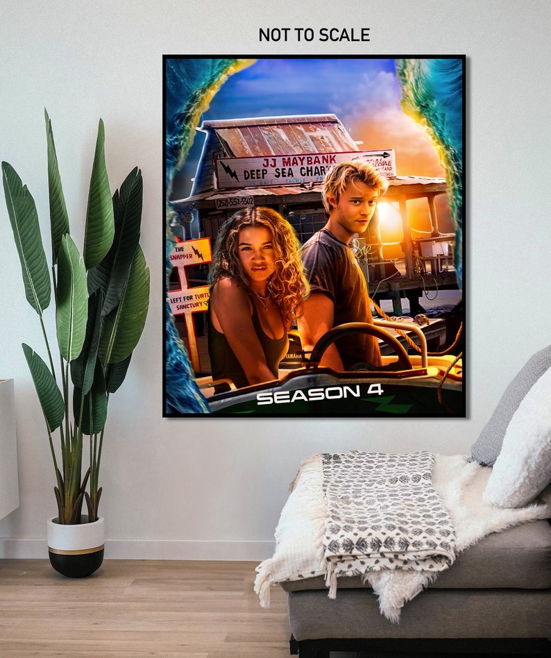 Outer Banks Season 4 JJ and Kiara the Snapper Poster - Etsy