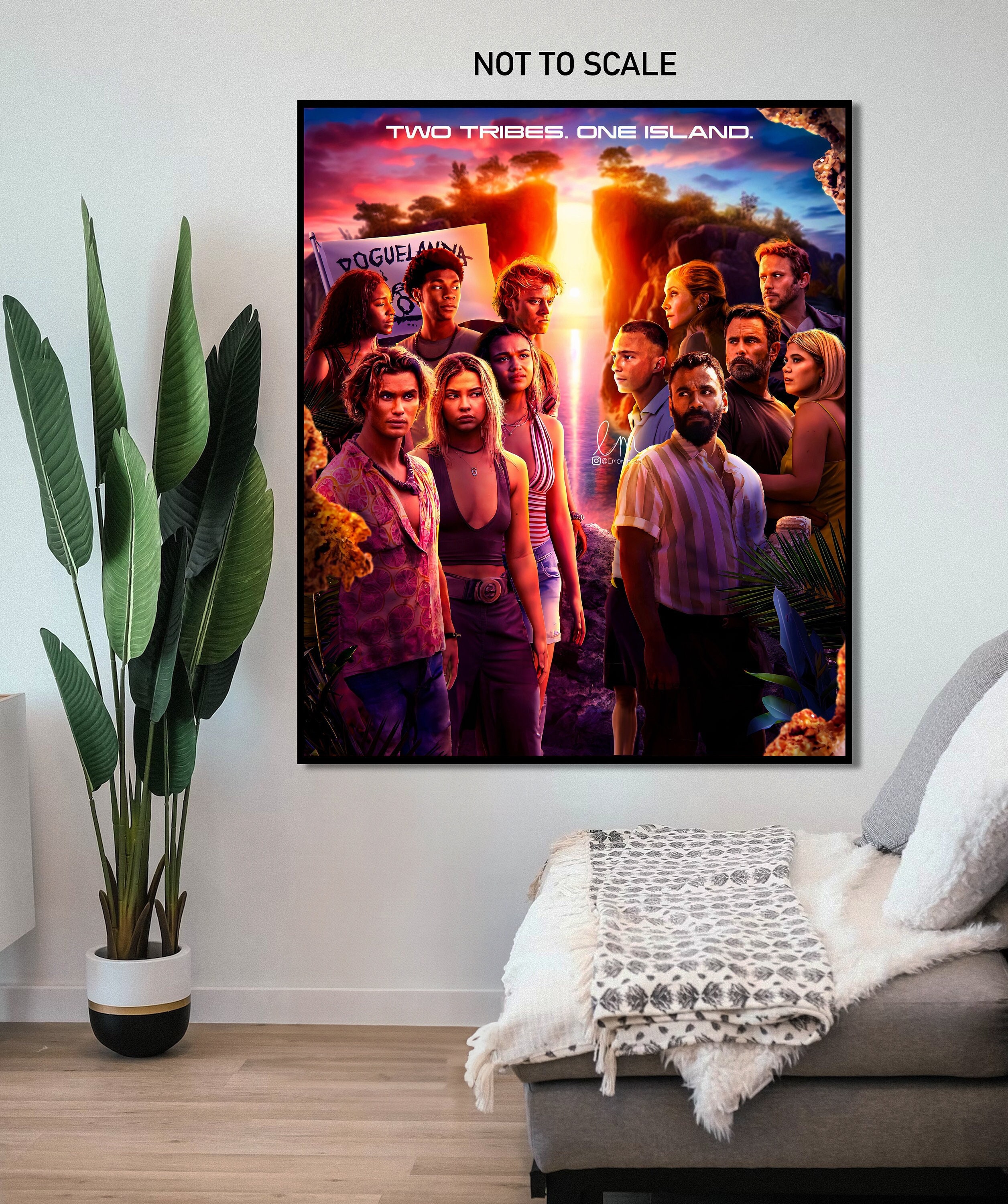 Outer Banks Two Tribes, One Island Poster - Etsy