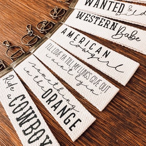 Country Western Wristlet Keychain - Keychain - Western Keychain ...