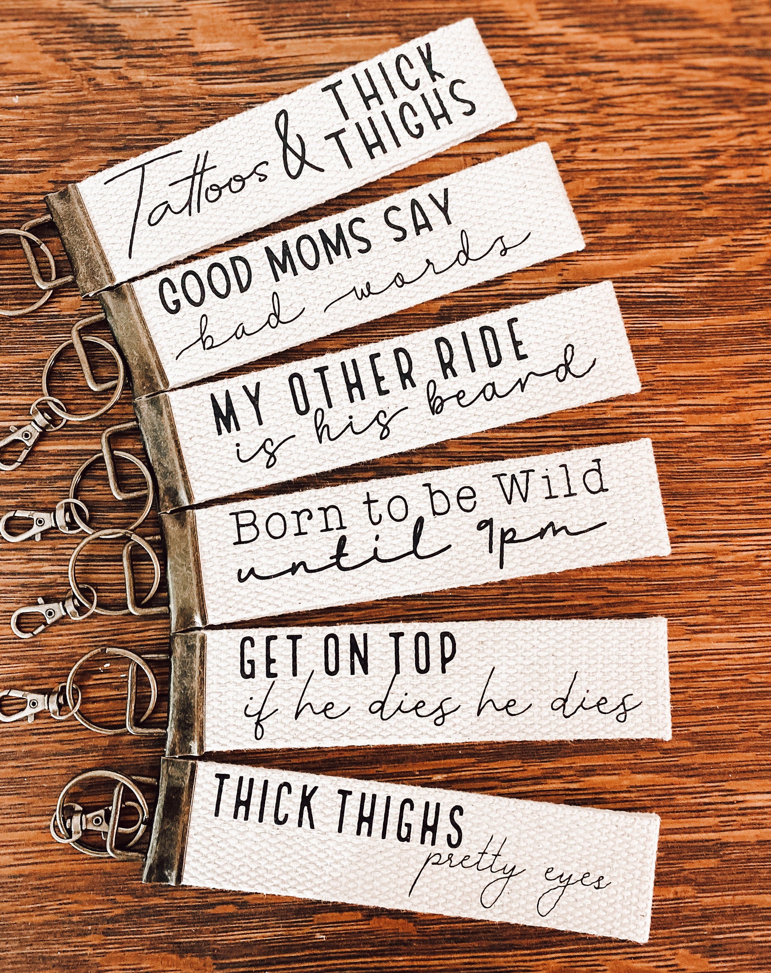 Bohemian Sassy Wristlet Keychain Keychain Canvas Keychain Wristlet ...