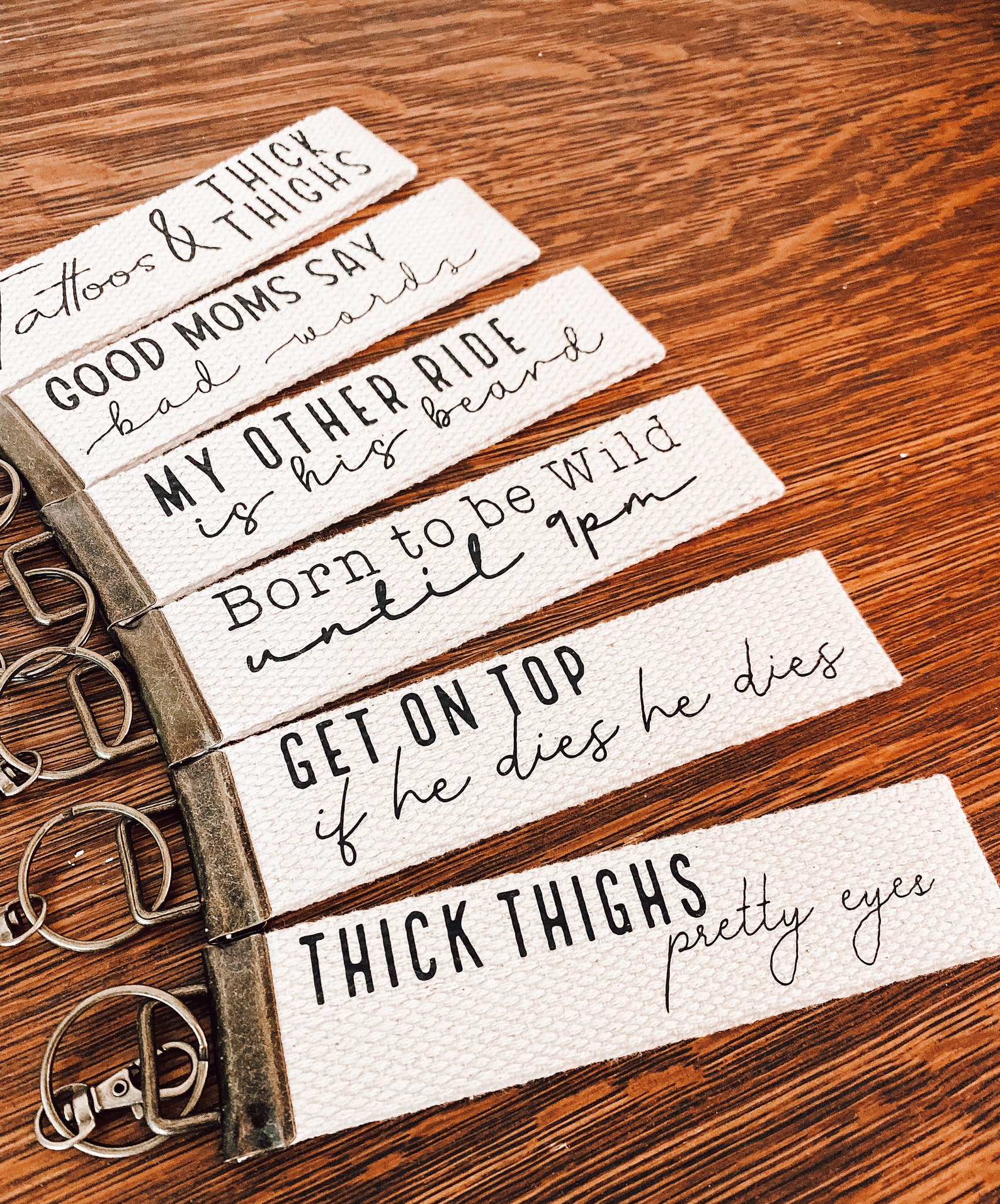 Bohemian Sassy Wristlet Keychain Keychain Canvas Keychain Wristlet ...