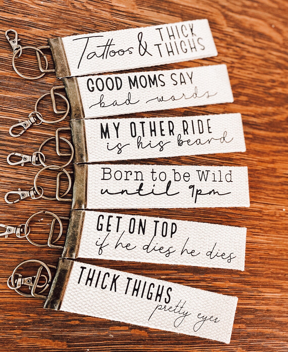 Bohemian Sassy Wristlet Keychain Keychain Canvas Keychain Wristlet ...