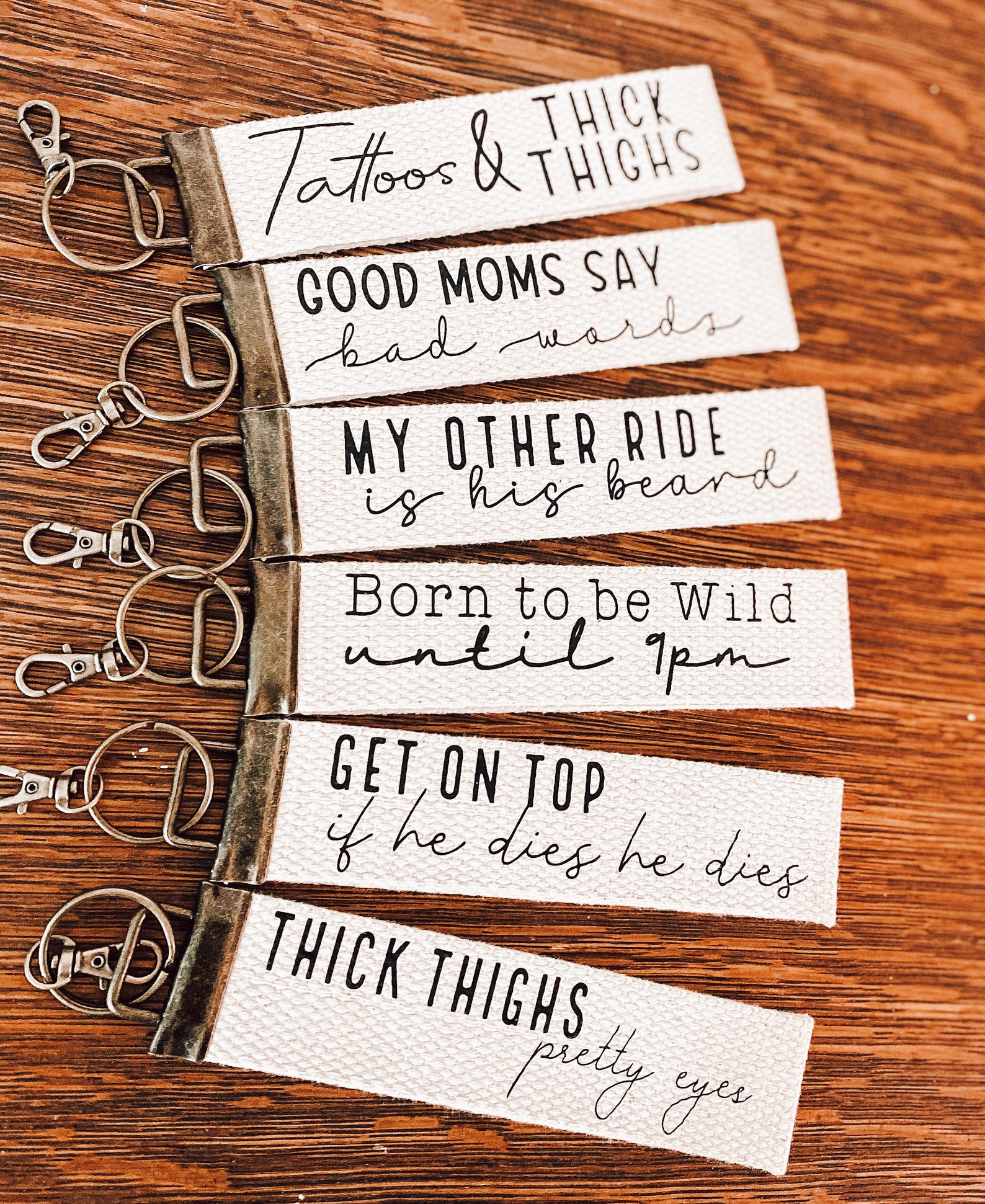 Bohemian Sassy Wristlet Keychain Keychain Canvas Keychain Wristlet ...