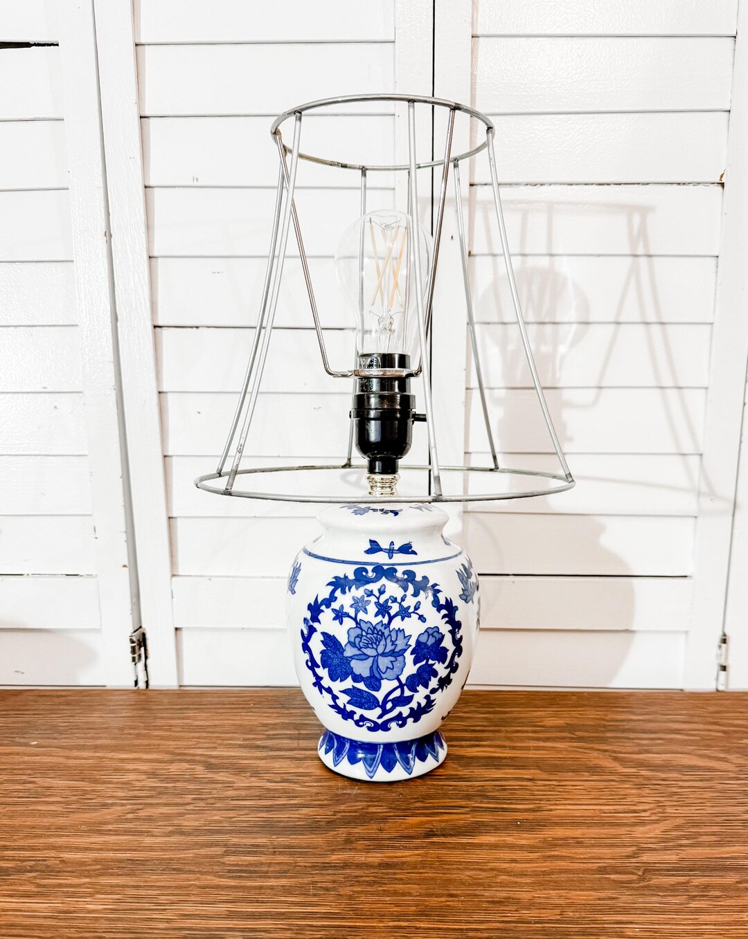 Vintage Chinoiserie Lamp Cottage Core Vintage Lamp Vintage Home French ...