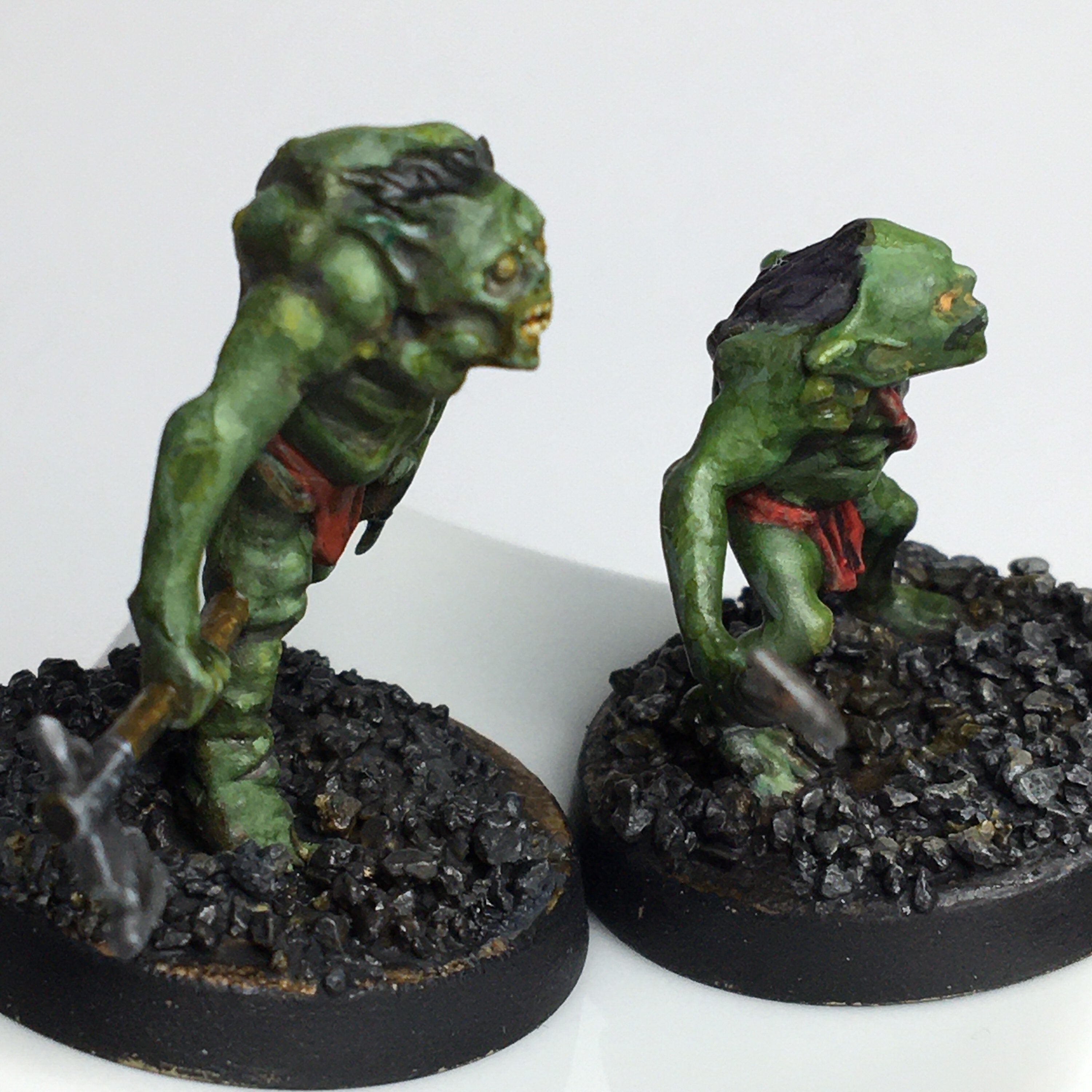 Goblin Miniatures Hand Painted the Hobbit Goblin Warriors Games ...