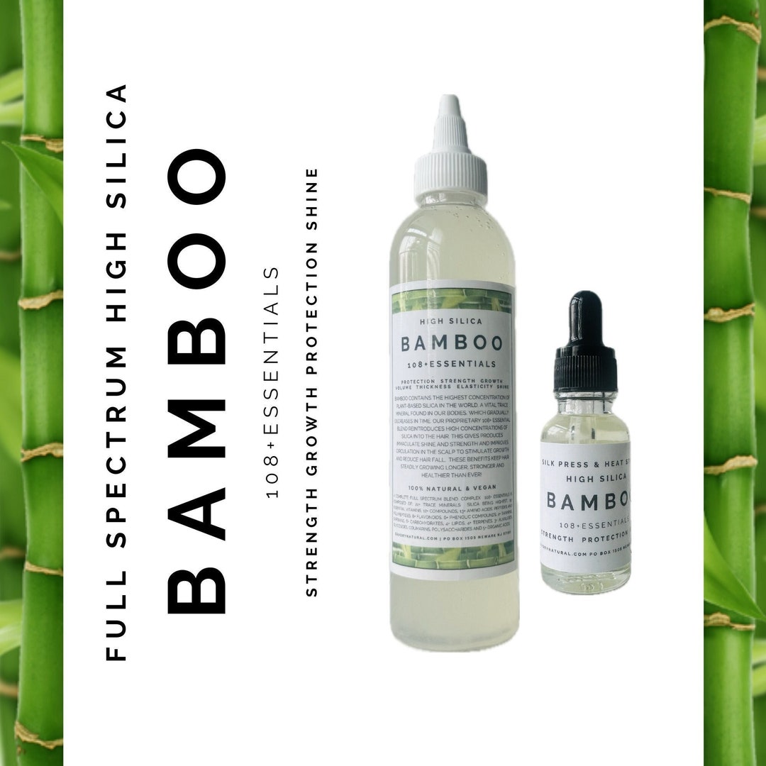 BAMBOO High Silica GROWTH Oil 108+ Essentials Plant-based Silicone ...