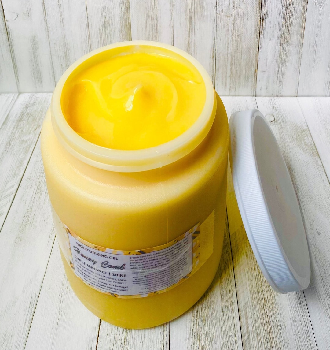 Honey & Bee Pollen Moisturizing Hair Gel, Soft Shiny Silky Flexible ...