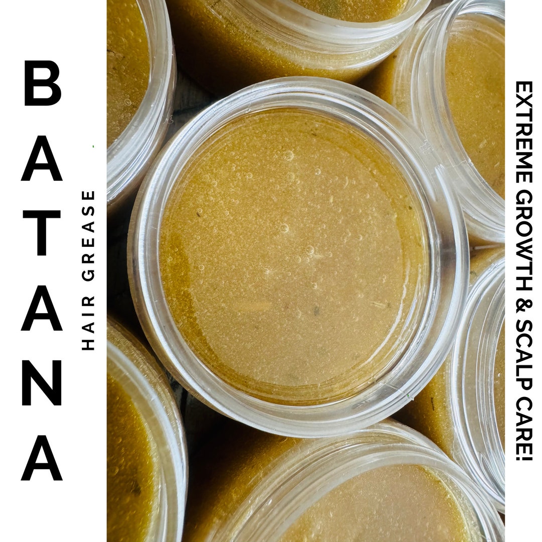 Organic BATANA Oil Scalp Balm Rapid Hair Growth 100% Natural Vegan Hair ...
