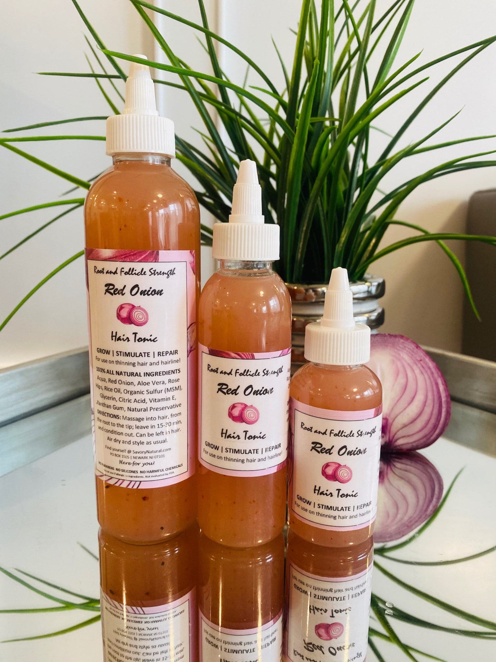 Red Onion Follicle & Root Strength Regrow Thinning Hair Stimulate ...