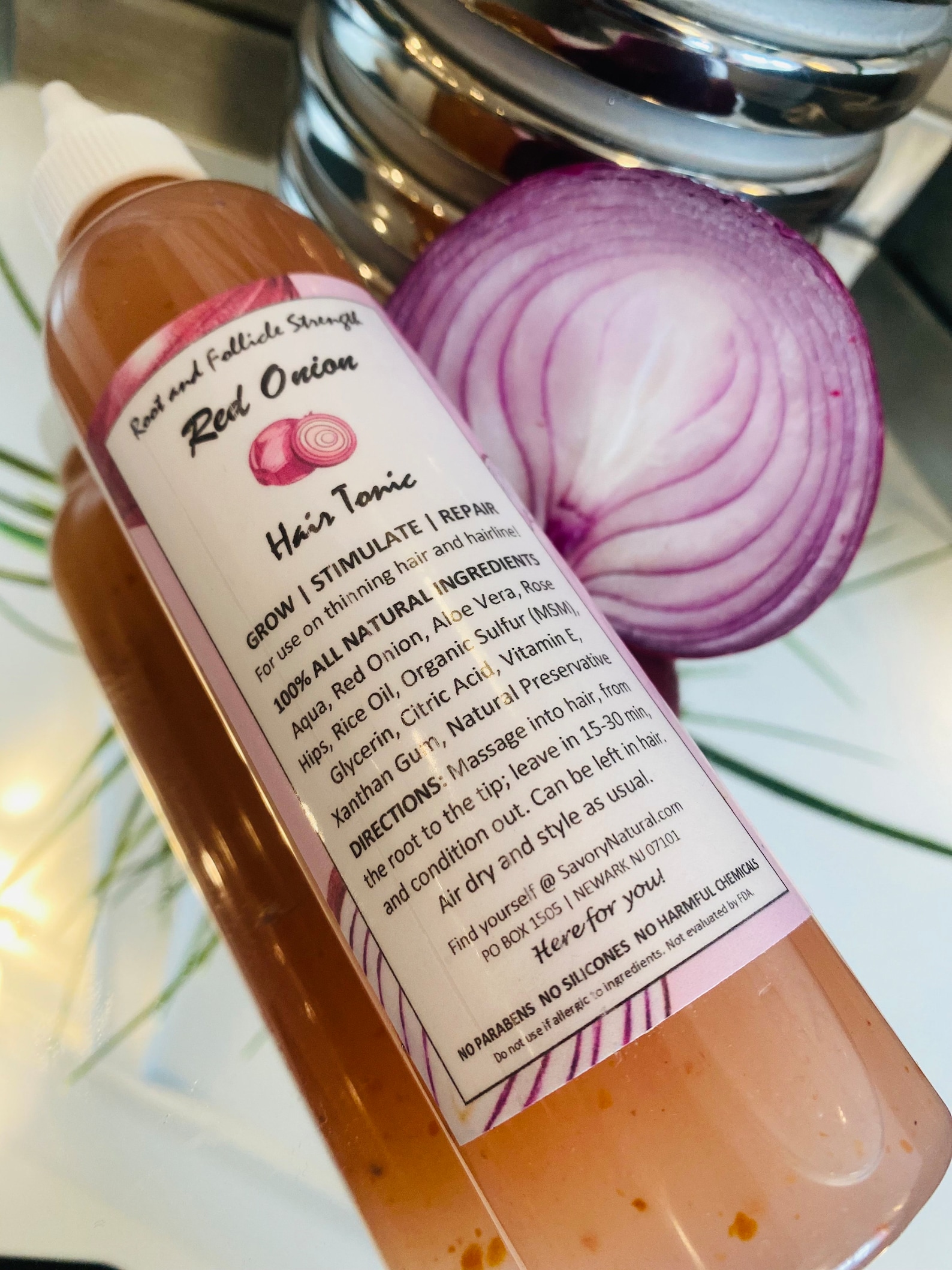 Red Onion Follicle & Root Strength Regrow Thinning Hair Stimulate ...