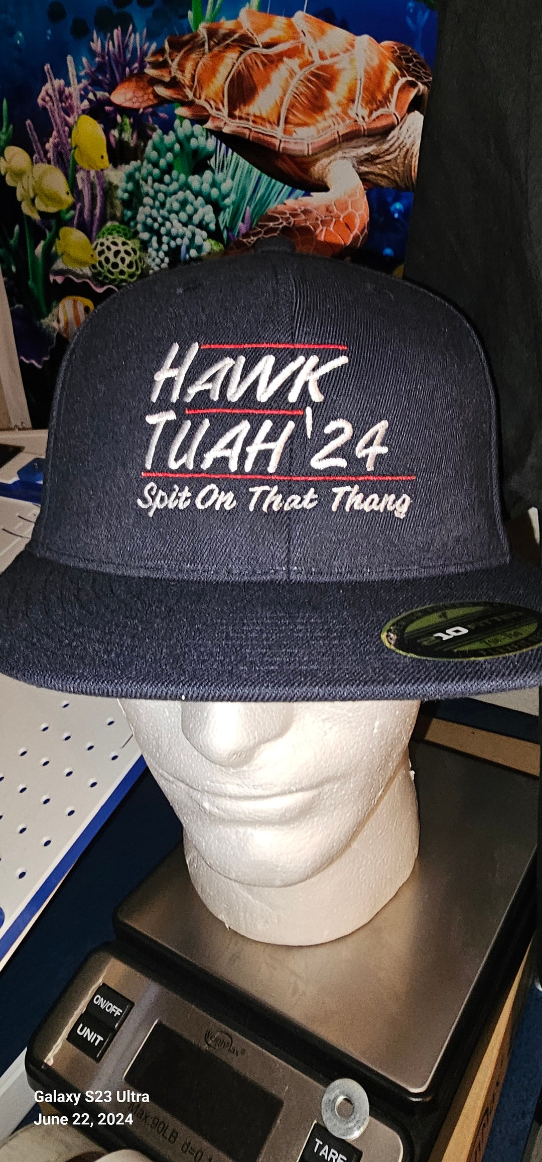 Hawk Tuah 24 Spit on That Thang Mens Embroidered Snapback Hat Viral ...
