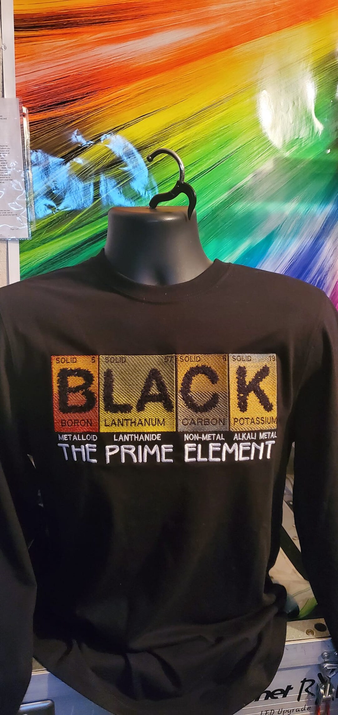 The Prime Element Shirt, Black Shirt, Black Men Shirt, Black Women ...