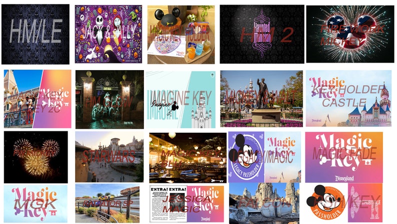 Disney Magic Key Card-disney Card-key Holder Card-key-california ...