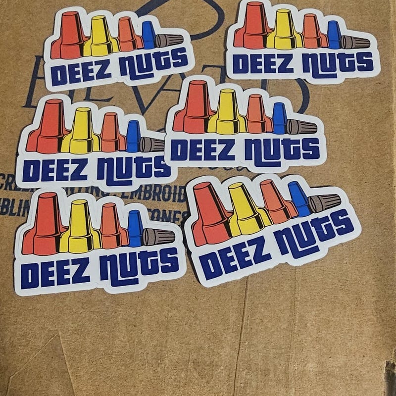 Deez Nuts Decal - Etsy