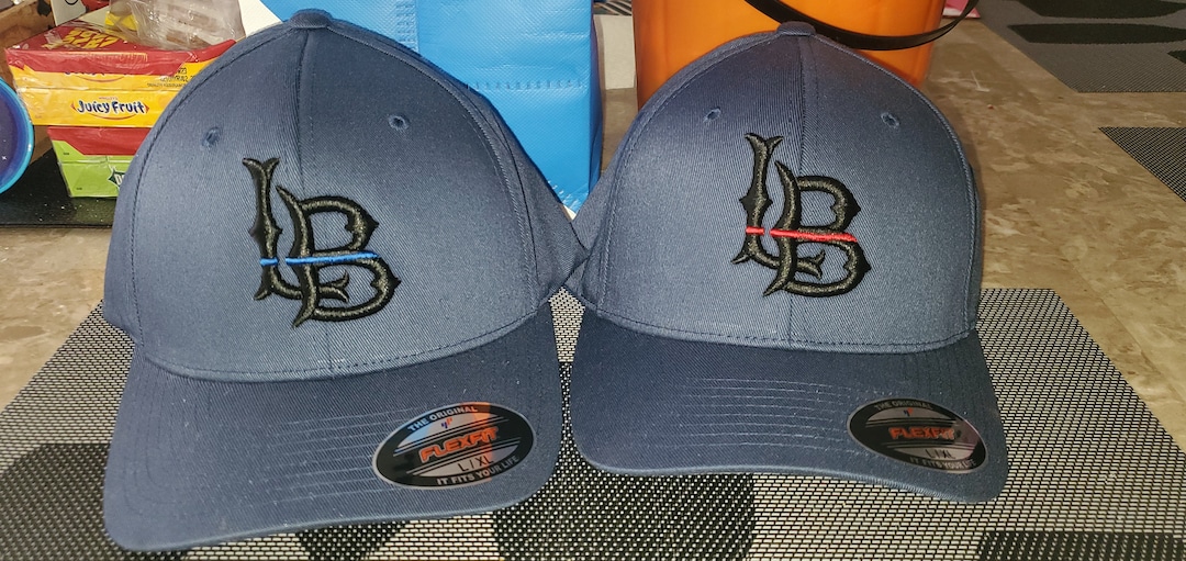 Lb Thin Blue Line Flexfit, LB Fire Thin Red Line Flexfit, Fire and ...