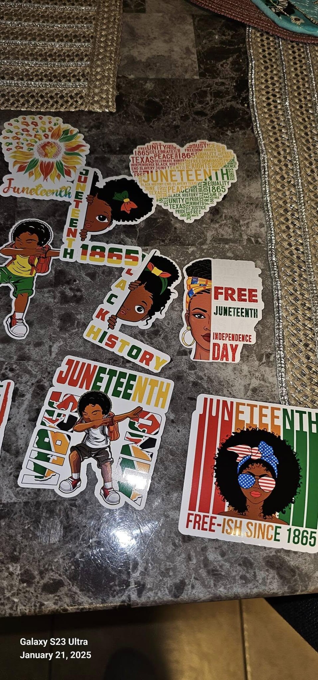 Juneteenth Sticker Pack 16 Stickers African American History, BLM Month ...