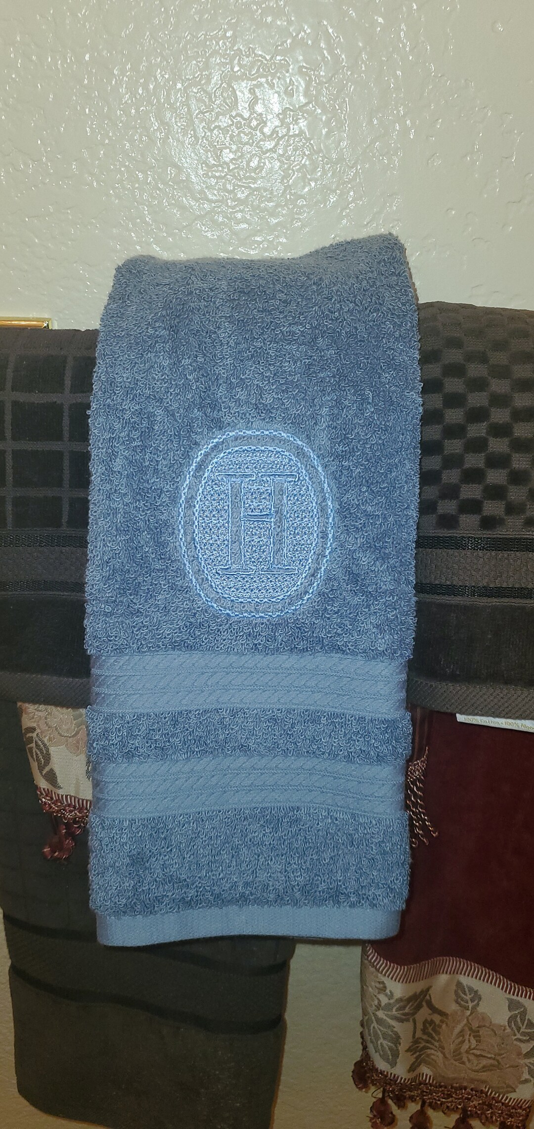 Embossed Double 3d Split, Monogram Towel Machine Embroidery Designs A-Z ...