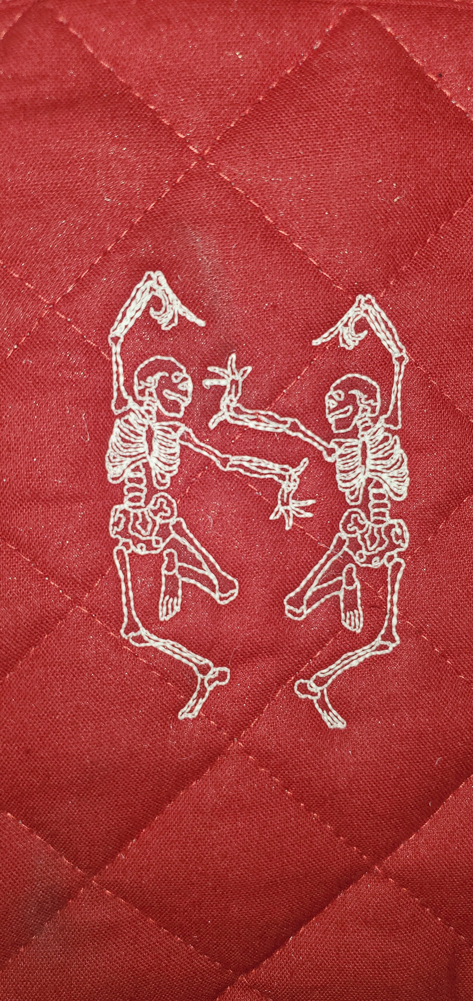 Dancing Skeletons Embroidery Design Halloween Skeleton - Etsy