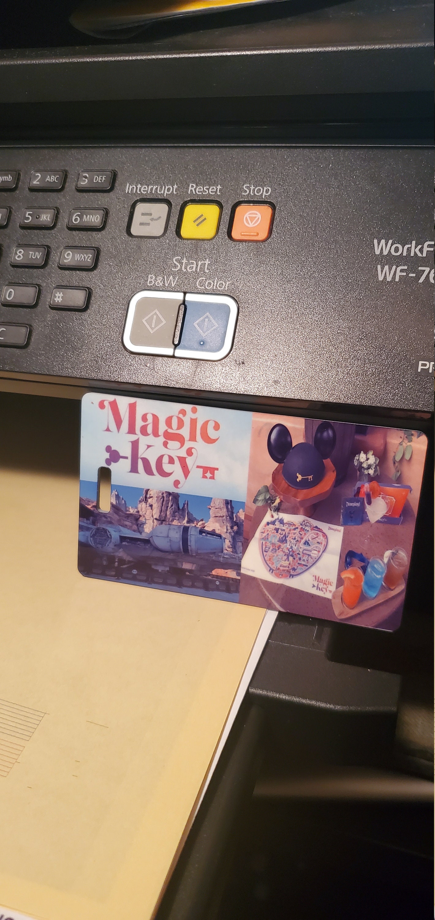 Disney Magic Key Card-disney Card-key Holder Card-key-california ...