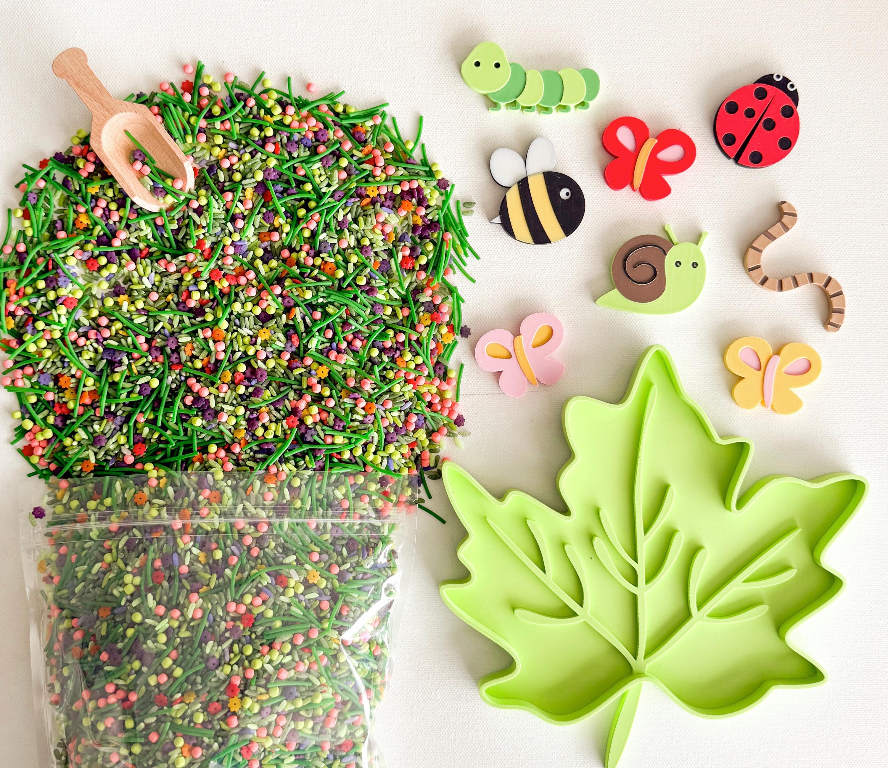 Backyard Bug Sensory Play Kit for Toddlers, Spring Insect Sensory Bin ...