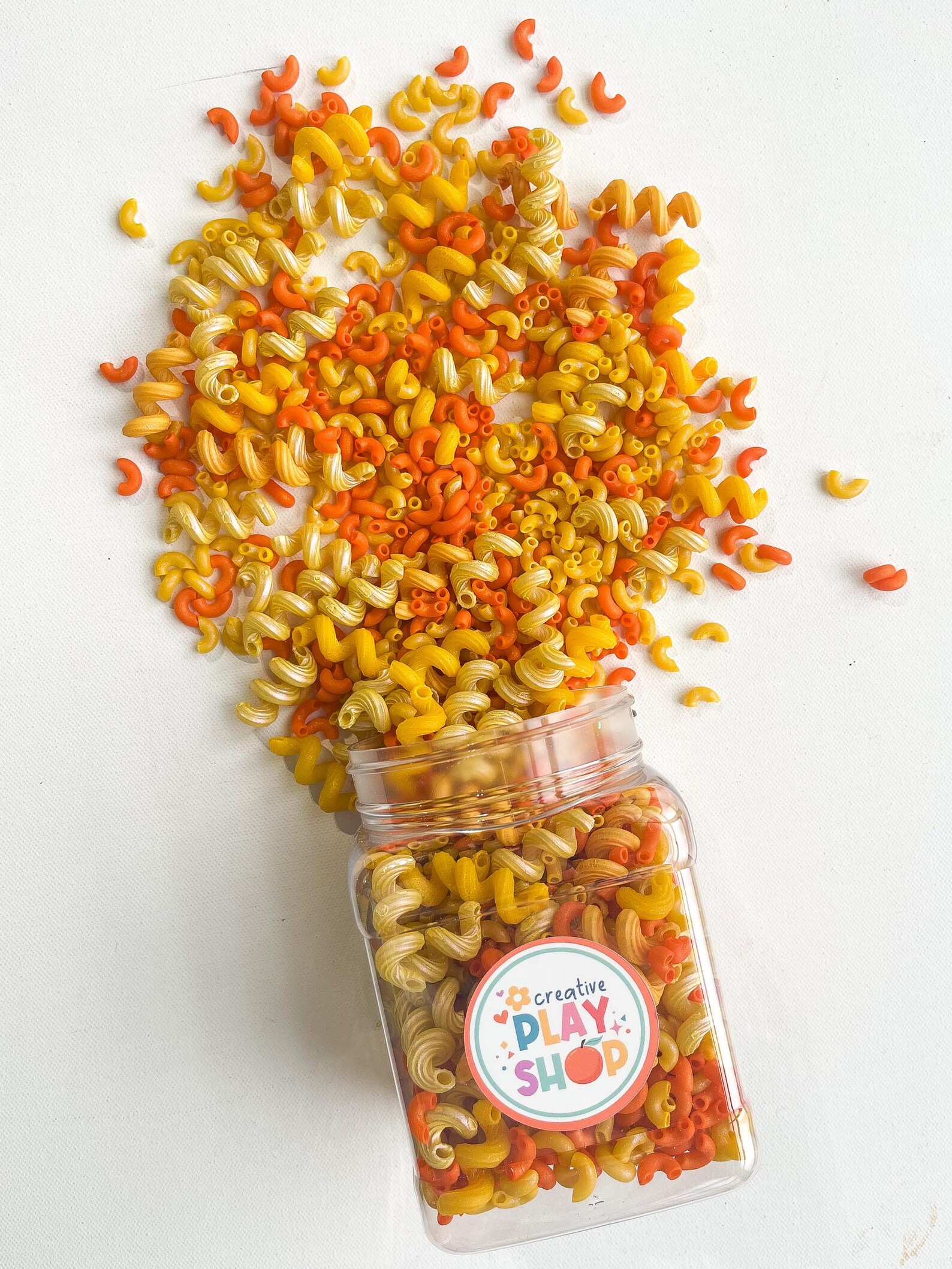 Sunshine Sensory Mix – Yellow & Orange Noodles, Summer Sensory Play ...