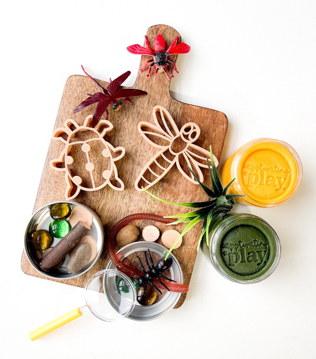 Bug Playdough Kit – Insect-themed Sensory Play Set for Kids, Montessori ...