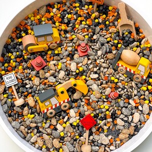 Nature-inspired Rock Sensory Bin Filler, Pretend Rocks, Construction ...