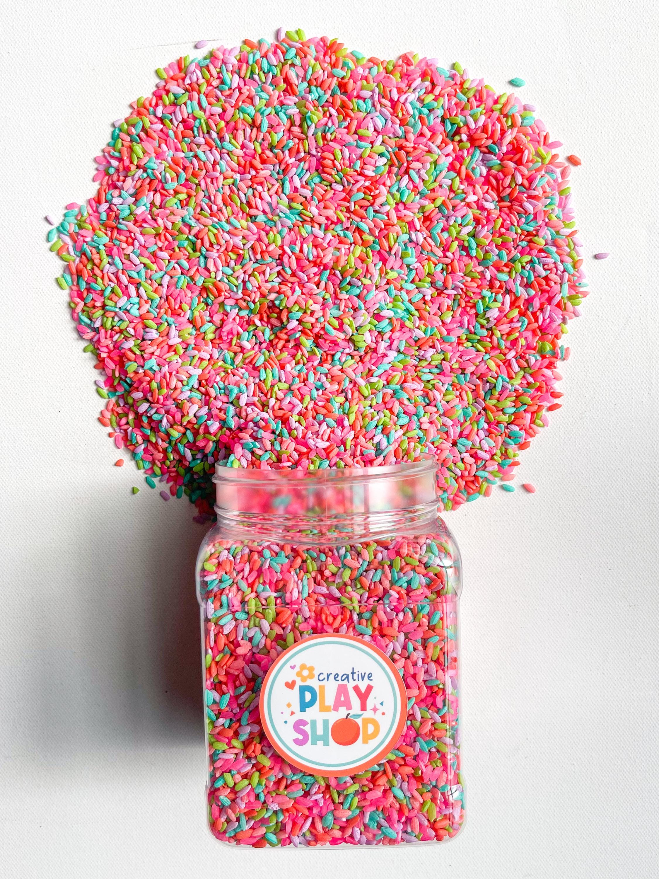 Bright Summer Sensory Mix—neon Confetti Filler for Playful, Vibrant ...
