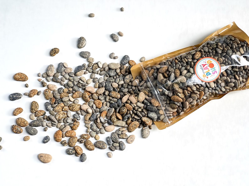 Nature-inspired Rock Sensory Bin Filler, Pretend Rocks, Construction ...