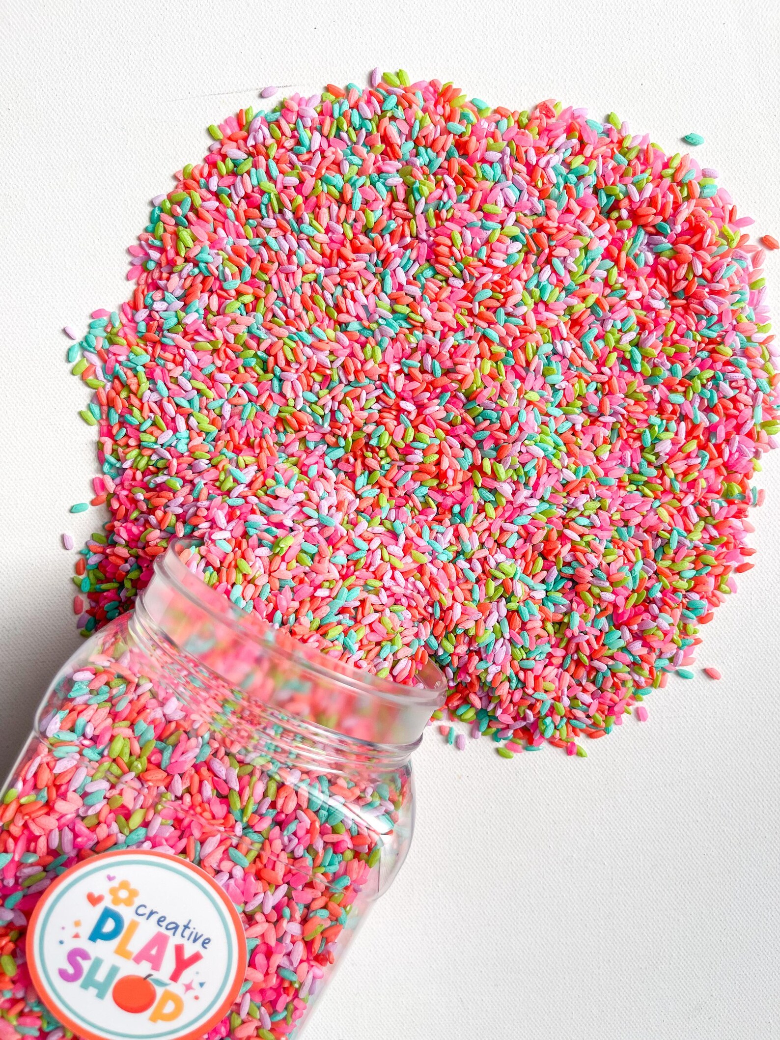 Bright Summer Sensory Mix—neon Confetti Filler for Playful, Vibrant ...