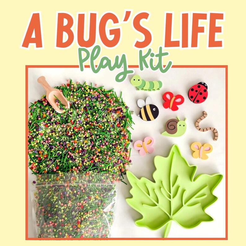 Backyard Bug Sensory Play Kit for Toddlers, Spring Insect Sensory Bin ...