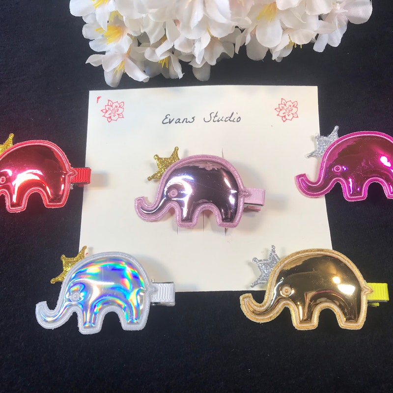 Elephant Hair Clip - Etsy