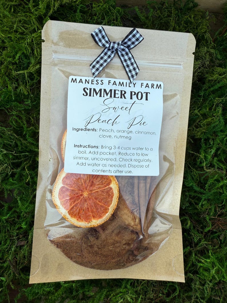 Fall Simmer Pot Gift Set | Pumpkin Pie, Apple, Peach Scents (set of 10 ...