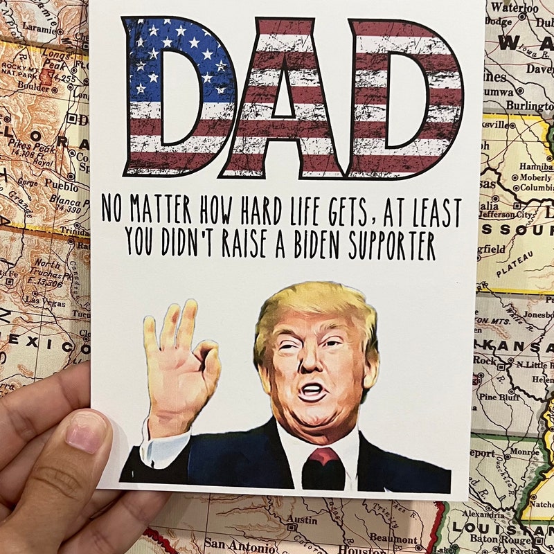 Trump Greeting Card - Etsy
