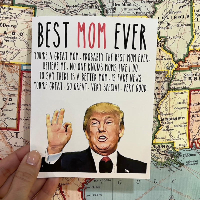 Trump Mother Day Cards - Etsy