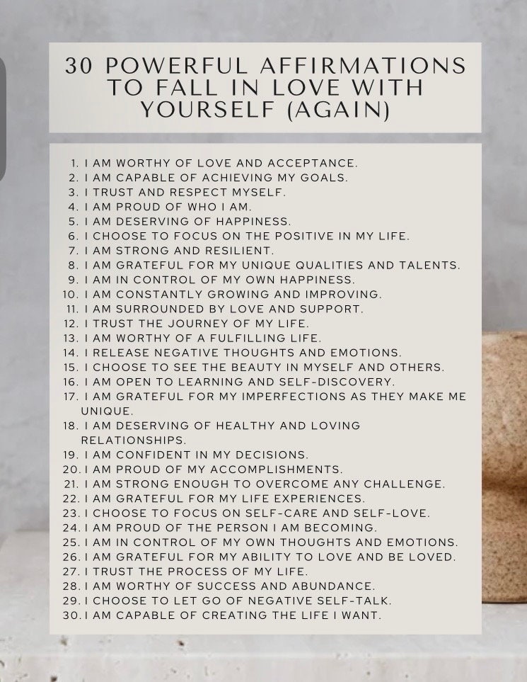 Self Love Workbook - Etsy