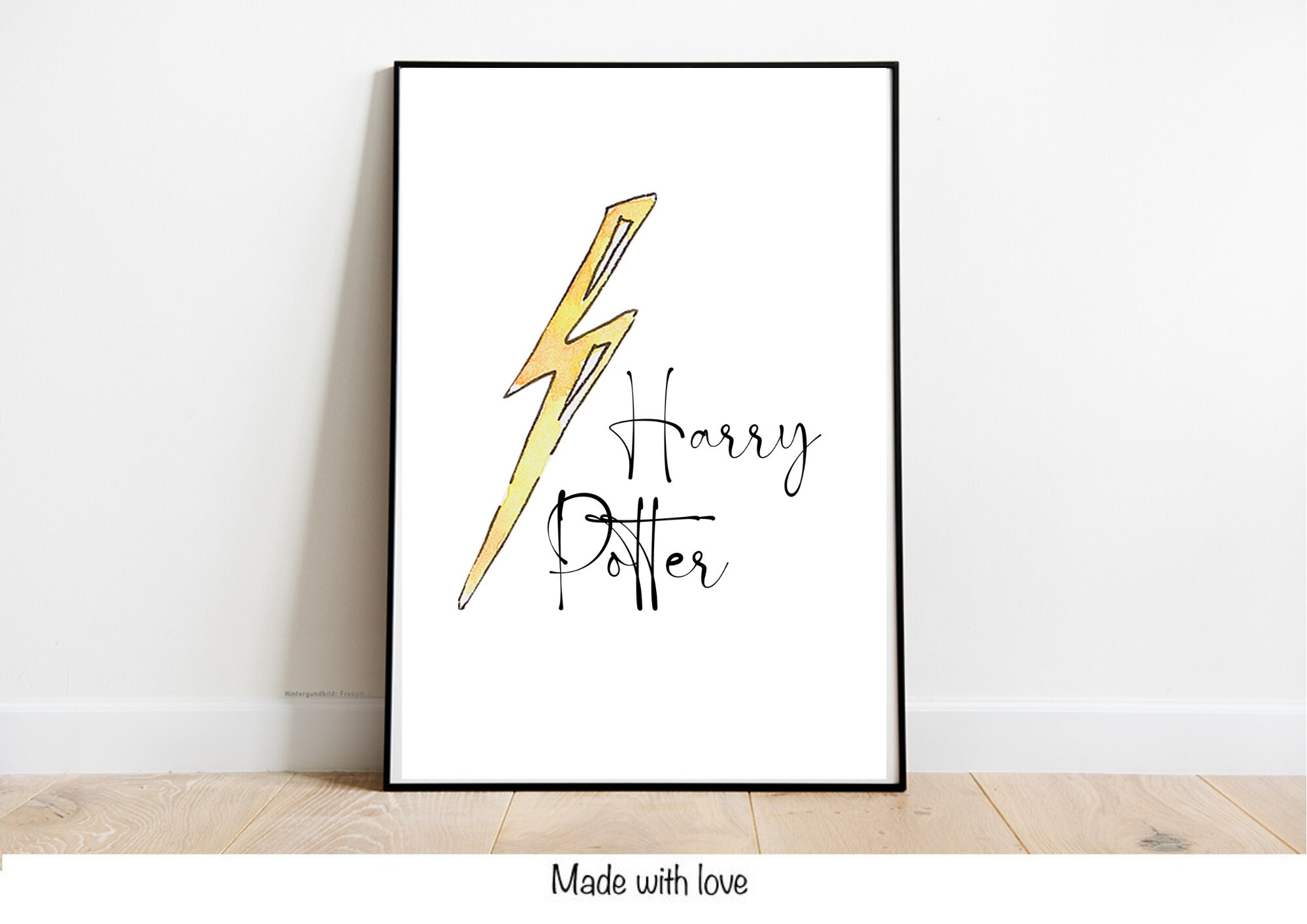 Harry Potter Poster Flash: DIN A4 Poster Harry Potter, Gift Living ...