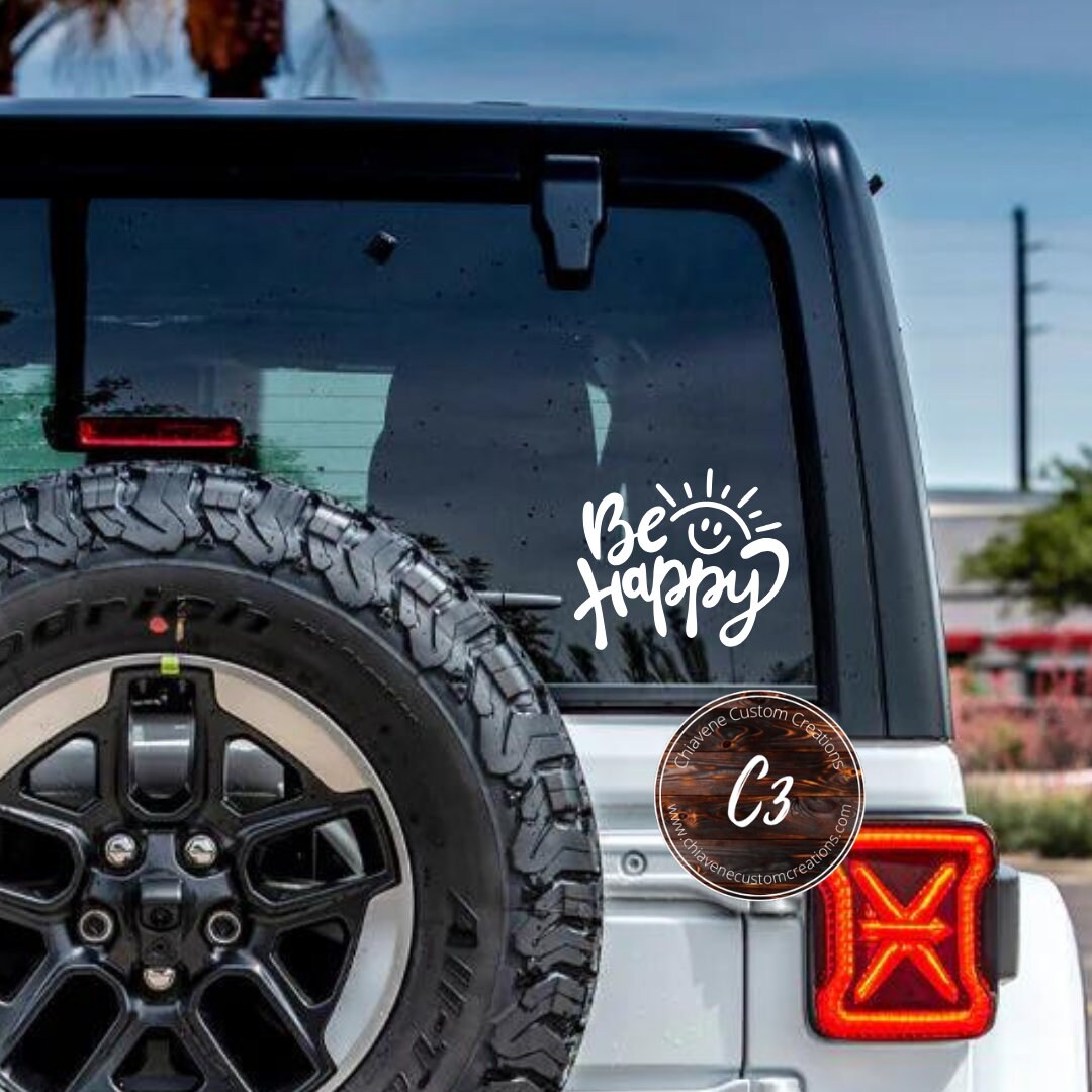 Be Happy Sunshine Decal/sunshine Decal/car Decal - Etsy